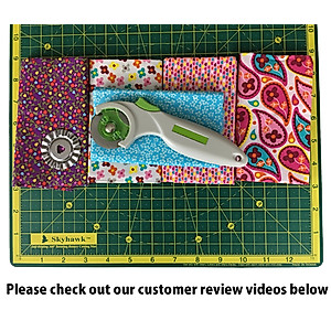 Skyhawk Self-Healing 14-Inch-by-14-Inch 360° Rotating Cutting Mat