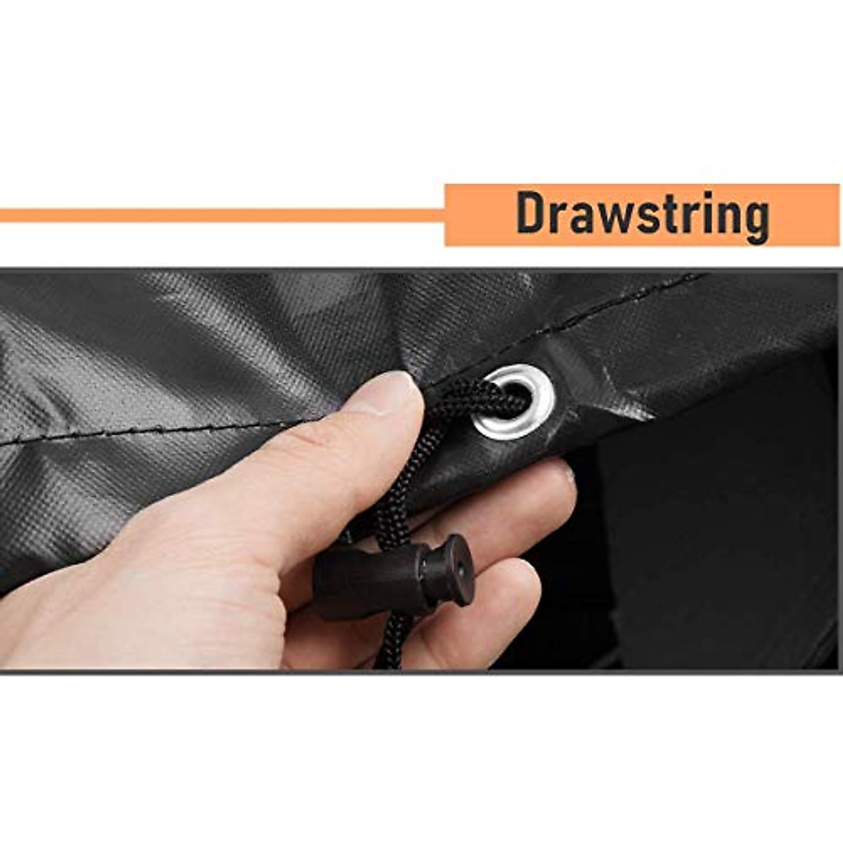 Bbqzone 31x31x24 Inches Fire Pit Cover Square, Fit for 28/30/31 inch Square Fire Pit Table, Heavy Duty Fabric with PVC Coating Rainproof and Windproof