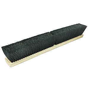 Weiler 25232 24" Block Size, Black Tampico Fill, Economy Medium Sweep Floor Brush