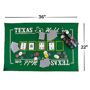 Rhode Island Novelty Texas Holdem Poker Set
