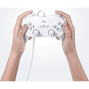 Wii Classic Controller Pro - White (Renewed)