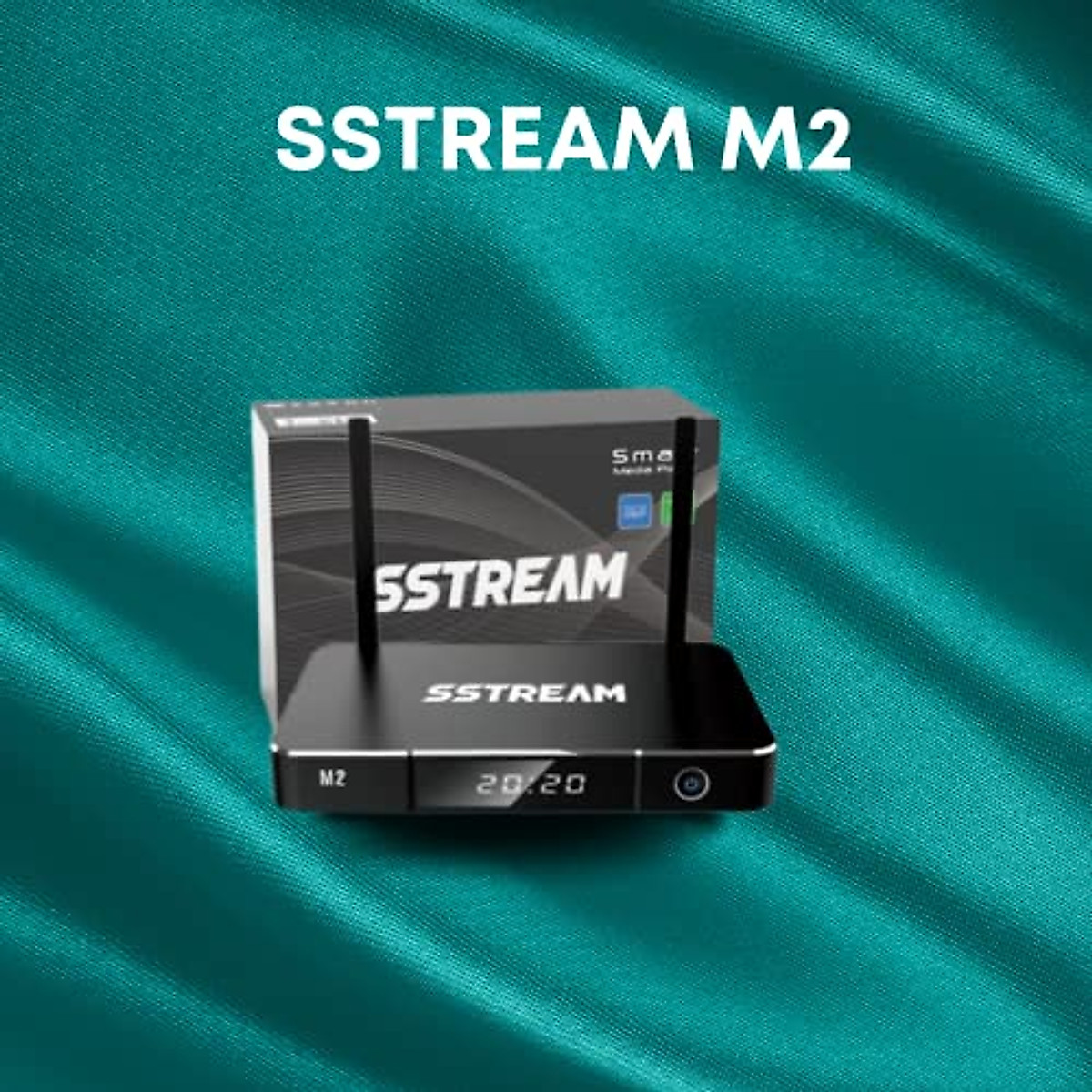 Super Stream M2 Android Box 6 K Smart Media Player Voice Control Remote with 4Gb RAM & 32 GB Media Player