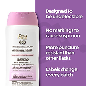 ShampBooze II Fake Shampoo Bottles | Flasks for Liquor Disguise | Plastic Flask for Liquor | Booze Smuggling Containers for Cruises | Alcohol Hidden Container | Secret Bottle | Two Shine 17oz Bottles