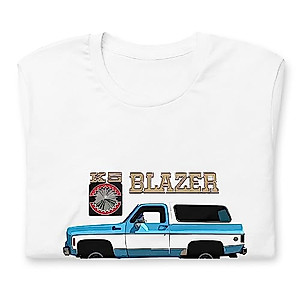 1976 Chevy K5 Blazer Vintage Truck Owner T-Shirt White