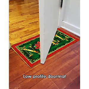 Toland Home Garden 800101 Noel Winter Door Mat 18x30 Inch Christmas Outdoor Doormat for Entryway Indoor Entrance