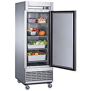Elite Kitchen Supply 17.7 cu. ft. Commercial Upright Reach-in Refrigerator
