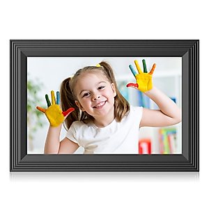Forc Digital Picture Frame WiFi 10.1 Inch Digital Photo Frame with IPS HD Touch Screen, Electronic Picture Frame Slideshow, Auto-Rotate, Easy Setup to Share Photos Load from Phone Via APP