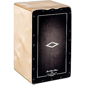 Meinl Artisan String Cajon with Ebony Burst Frontplate / Baltic Birch Body - MADE IN SPAIN - Soleá Line, 2-YEAR WARRANTY (AESLEYB)