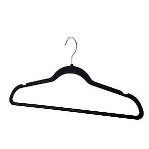 Home-it Premium Velvet Hangers Heavy Duty Clothes Hook Swivel 360-Ultra Thin, 30 Pack