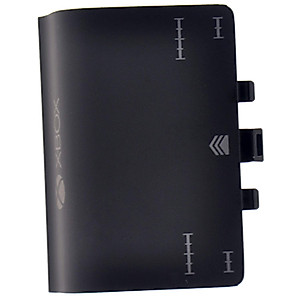 Deal4GO Replacement Battery Cover Back Case Holder for Xbox One Elite Controller 1698 (Black)