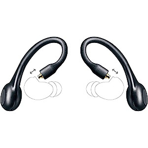 Shure True Wireless Adapter (Gen 2) for Sound Isolating Earphones, Secure Over-Ear Fit, Bluetooth 5 Wireless Technology, Long Battery Life With Charging Case, & Fingertip Controls (RMCE-TW2)