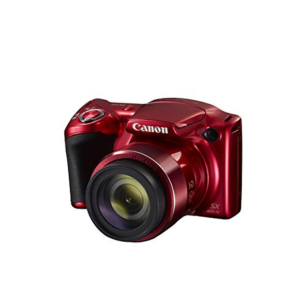 Canon PowerShot SX420 Digital Camera w/ 42x Optical Zoom - Wi-Fi & NFC Enabled (Red) (Renewed)