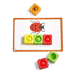 hand2mind Little Minds at Work Science of Reading Essentials Toolkit by Tara West, Decodable Reading Manipulatives, Elkonin Boxes, Letter Sounds, Phonemic Awareness, Preschool Learning (Set of 6)