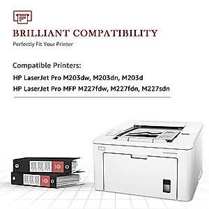 Toner Kingdom Compatible Toner Cartridge Replacement for HP 30X CF230X 30A CF230A for HP Pro MFP M203dw M227fdw M227fdn M203d M203dn M227sdn M227 M203 Printer (2 Black)