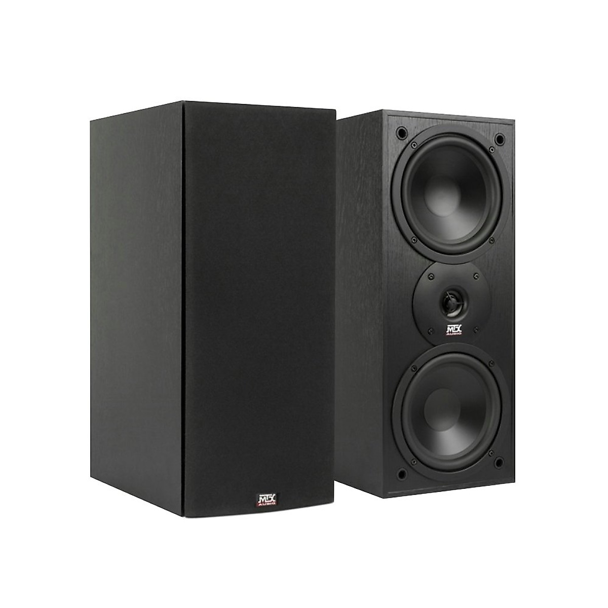 MTX Audio MONITOR60I 6.5" 2-Way Monitor Series Bookshelf Speakers, Black