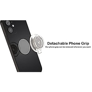 GRIPONG Cute Heart Shape Quicksand Glitter Expandible Collapsible Mobile Phone Grip Stand Holder for Smartphone Tablet Cell Phone Accessory (Purple)