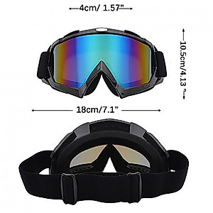 OSTF Ski Goggles for Snow Sports, Shockproof, Windproof, Safety Snowboard Protective Goggles for Men Women and Youth