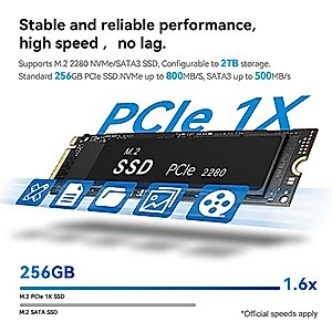 Beelink Mini PC, Mini S12 Intel 12th Gen 4-Core N95(up to 3.4GHz), Mini Computer 16GB DDR4 RAM 500GB SSD, Desktop PC Dual HDMI 4K UHD/Gigabit Ethernet/Dual WiFi5/BT4.2/HTPC/W-11 Pro