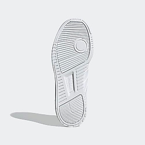 adidas Women's Postmove Basketball Shoe, White/White/Chalk White, 10