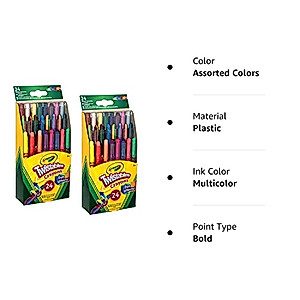 Crayola Crayons, 24 Count Bundle (Pack of 2)