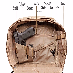 BattlePack Elite | Standalone and Tactical Vest Backpack | Combat Veteran Owned Company | 1 Day Assault Pack | Outdoors Pack