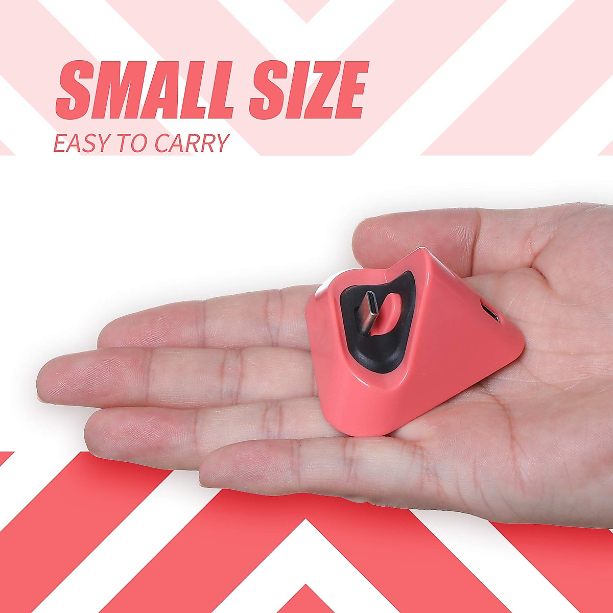 Charging Dock for Nintendo Switch lite, Docking Station for Nintendo Switch lite - Coral