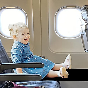 MOEVERLIW Airplane Travel Essentials for Kids, Toddler Airplane Seat Extender, Air Cot for Baby Airplane Travel Accessories, Kids Travel Bed Must Haves