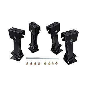 Dumble RV Stabilizer Jacks - 4pk Attachable Telescoping Travel Trailer Jack Stabilizer Stands and Jack Rod