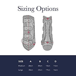 LeMieux Ultra Mesh Snug Support Horse Boots - Protective Gear and Training Equipment - Equine Boots, Wraps & Accessories (Black/Front Medium)