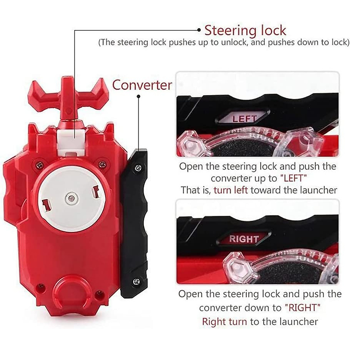 Bay Blades for 8-12 Spark Launcher Play Blade Blades for Boys, Bey Burst Toy Bayblayed Ultimate Valkyrie Battling Tops Bey Battle Burst LR Launcher Set Gaming Top Toys Gift Kids 6-8+