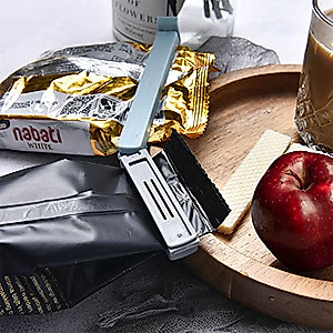Bag Sealing Clips - Bag Clips for Food Keep Food Fresh Prevent Spillage Microwave Dishwasher Safe BPA Free 3.2Inch,4.7Inch