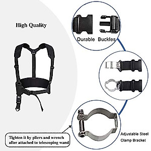 LOVHO Adjustable Telescoping Spray Wand Belt/Two-Shoulder Harness