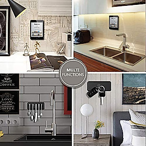 Magnetic Phone Car Mount WixGear Universal Stick On Rectangle Flat Dashboard Magnetic Car Mount Holder, for Cell Phones and Mini Tablets -Extra Strong with 10 Magnets!