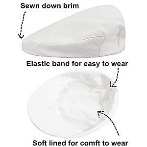 A&J DESIGN Baptism Outfits for Boys Christening Wedding Formal Dedication Blessing Ivory Suit with Newsboy Hat 3-4T