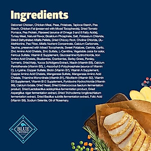 Blue Buffalo Freedom Grain-Free Dry Dog Food, Complete & Balanced Nutrition for Adult Dogs, Made in the USA With Natural Ingredients, Chicken & Potatoes, 11-lb Bag