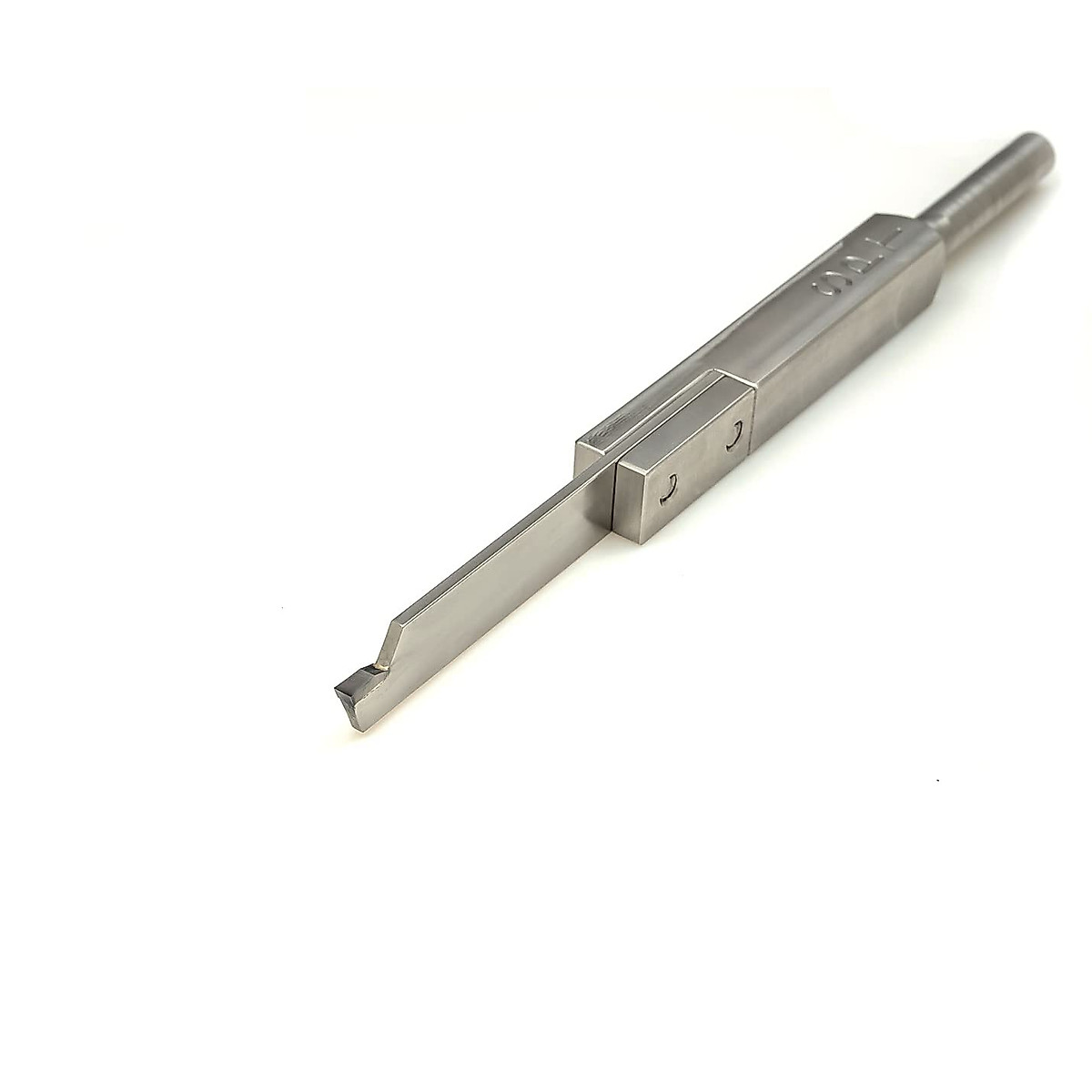 Simple Woodturning Tools Carbide Simple Parting Grooving Tool for Wood Turning Lathe, Re-sharpenable (with 17" Interchangeable Handle with Foam Grip), USA Made