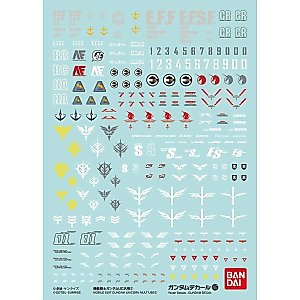 Bandai Hobby - Gundam Decal - 107 Mobile Suit Gundam Unicorn Multiuse (BAND579706)