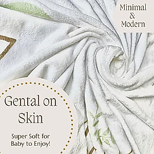 Baby Milestone Blanket | Round Design Baby Monthly Milestone | Flannel Milestone Blanket for Baby Boy Girl | Bag N Ring | Soft Baby Monthly Milestone Blanket