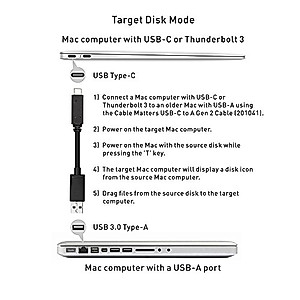[USB-IF Certified] Cable Matters 10 Gbps Gen 2 USB A to USB C Cable 3.3 ft (USB C to USB Cable) in Black