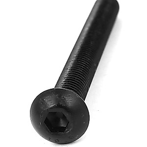 NGe M8x20mm Button Head Socket Cap Screws,Alloy Steel, Fully Threaded,Allen Hex Drive(M8X20,20Pcs)