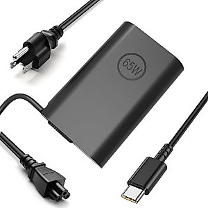 65W USB-C Laptop Charger for Dell Latitude 3400 3500 5290(2in1) 5300 5400 5500 7200(2in1) 7300 7400(2in1), LA65NM170 HA65NM170, 02YK0F,0M1WCF,LA65NM190,HA65NM190,DA65NM190 Type C Power Cord