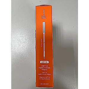 j5create USB 3.0 to RJ45 Gigabit Ethernet Adapter, 10/100/1000 Ethernet LAN Network Adapter for Mac, Windows 11/10/8.1/7, Chrome OS, Desktop, Laptop (JUE130)