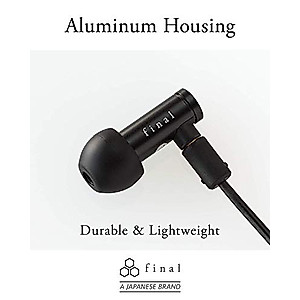 Final E4000 High Resolution Sound Isolating In-Ear Headphones Earphones