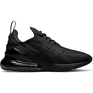 Nike Women's AIR MAX 270 Casual Shoes (10, Black/Black/Black)