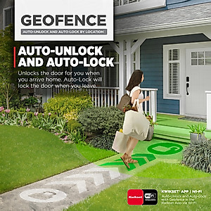 Kwikset Halo Touch Traditional Arched Wi-Fi Fingerprint Smart Lock No Hub Required featuring SmartKey Security in Satin Nickel (99590-001)