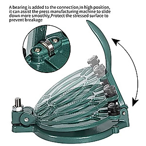 ABUSA Manual Thickness Adjustable Tortilla Press 8 Inch Tortilla Maker Green - Tortilla,Taco,Empanadas and so on …
