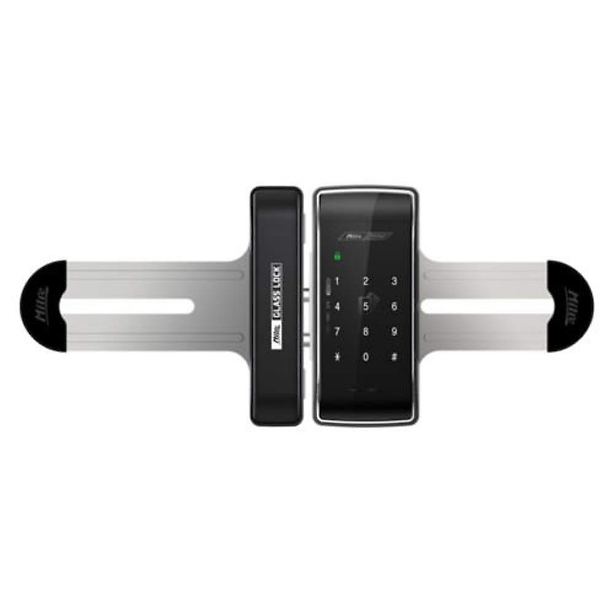 Mille Keyless Digital Door Lock for Glass Door Office Door Entry Passcode + 4 RF Cards