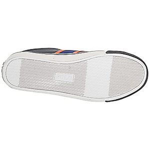 POLO RALPH LAUREN Unisex Child Westcott(Big Kid) Sneaker, Navy/RYL/Org/Ppw, 4 Big Kid US