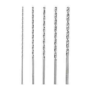 uxcell 6-Inch Lengthen Twist Drill Bit Set High-Speed Steel 2mm - 5mm Drilling Dia 150mm Total Length