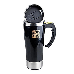Mengshen Self Stirring Coffee Cup Stainless Steel Mug